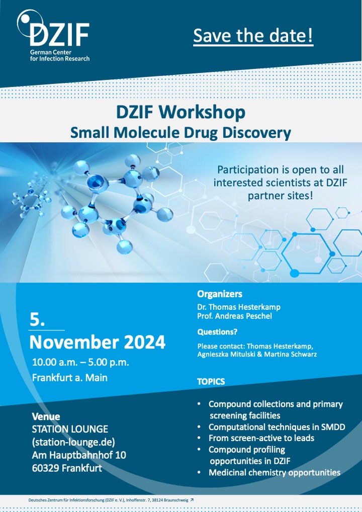 Small Molecule Drug Discovery | German Center for Infection Research
