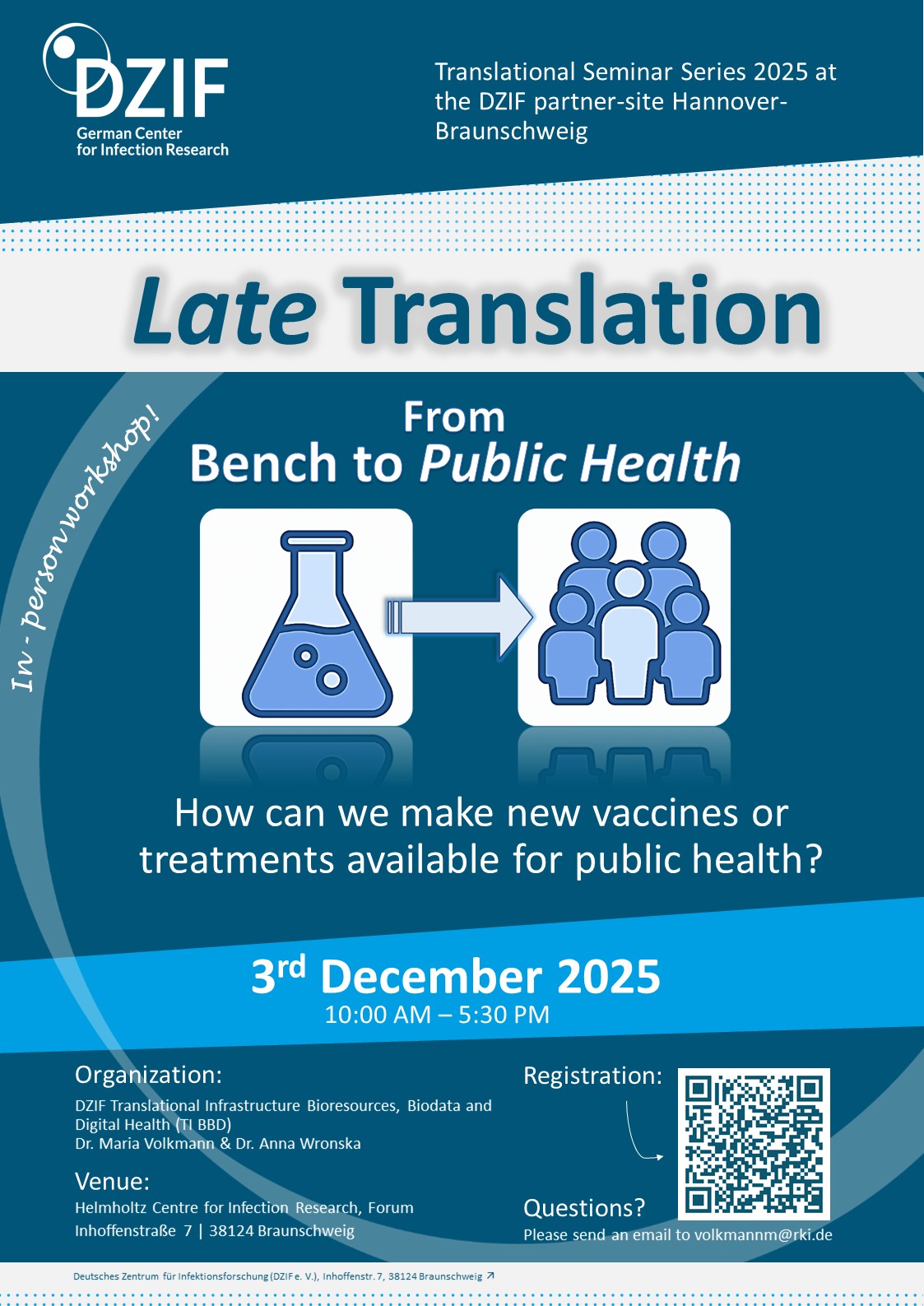 Late translation in infection research—from bench to public health ...